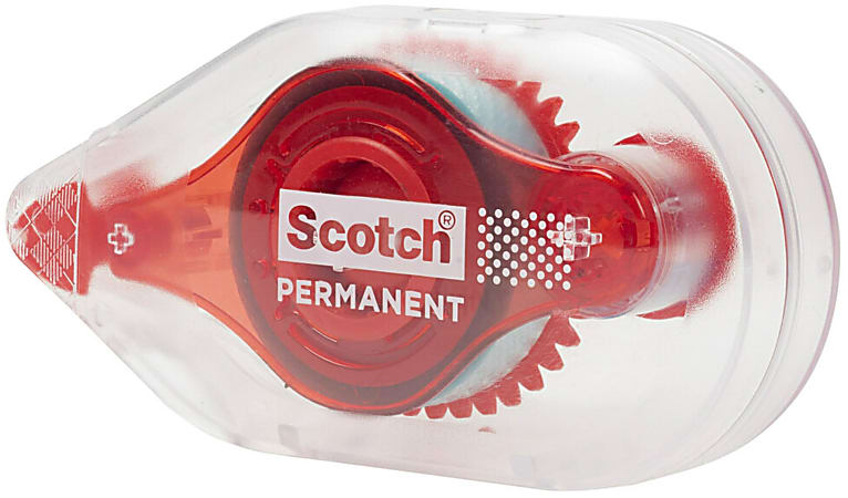 Scotch Double-Sided Tape Runner, Clear, 1/3" x 588"