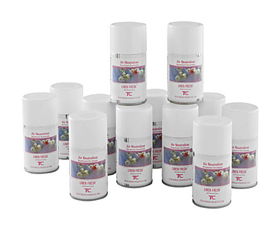 Rubbermaid Microburst 3000 Aerosol Dispenser Refills Fresh Linen 5.25 ...