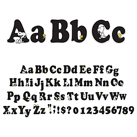 Eureka 4 Deco Letters Peanuts 210 Letters Per Pack Set Of 3 Packs ...