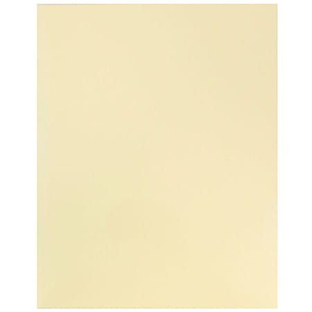 JAM Paper Glossy 2 Pocket Presentation Folders Ivory Pack Of 6 - Office ...