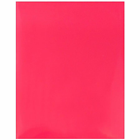 JAM Paper Glossy 2 Pocket Presentation Folders Hot Pink Pack Of 6 ...