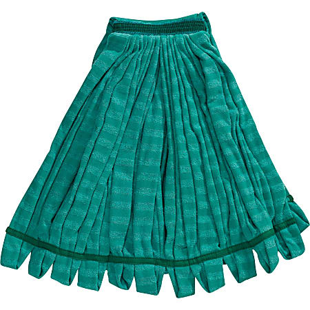 Rubbermaid Commercial 24 OZ Microfiber Tube Wet Mop 1 Headband Green ...