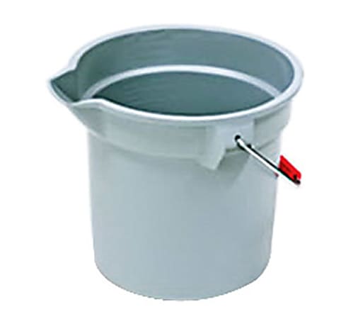 Rubbermaid Brute 10 Quart Plastic Utility Pail 10 12 Diameter x 10 14h ...