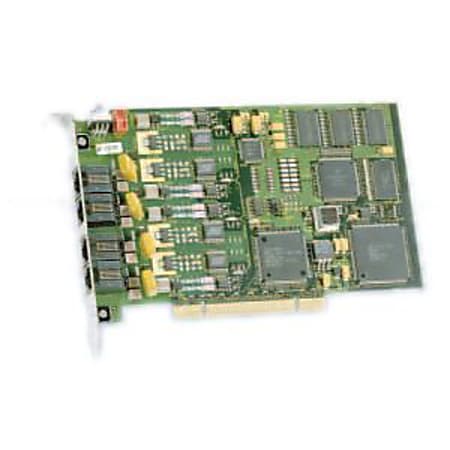 Dialogic D 4PCIUFW Voicefax board PCI analog ports 4 - ODP Business Solutions