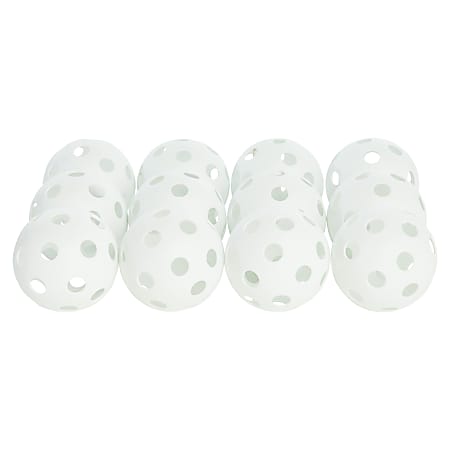 Champion Sports Plastic Baseball 9 Plastic White 1 Dozen - Office Depot