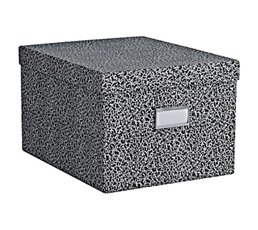 OfficeMax Index Card Box 6 x 9 BlackWhite - Office Depot
