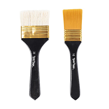 Brea Reese Broad Flat Paintbrush Set Black - Office Depot