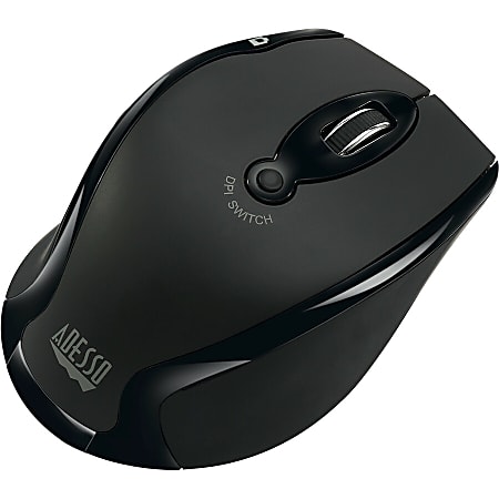 Adesso iMouse M20B Wireless Ergonomic Optical Mouse Optical Wireless 30 ...