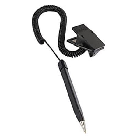 MMF Industries Wedgy Pen w Clip Antimicrobial PenwClipRefill.MedBlack ...
