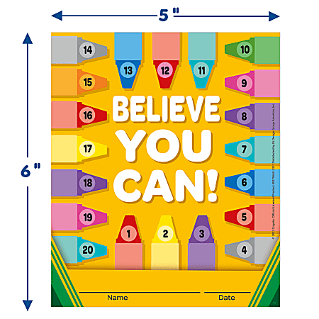 Eureka Mini Reward Charts With Stickers Crayola 36 Per Pack Set Of 3 ...