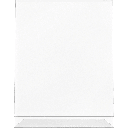Lorell L base Acrylic Slanted Sign Holder Stand 8 12 x 11 Clear Pack Of ...