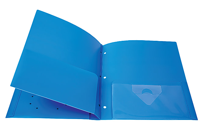 Office Depot Brand 4 Pocket Poly Folder Letter Size - Office Depot
