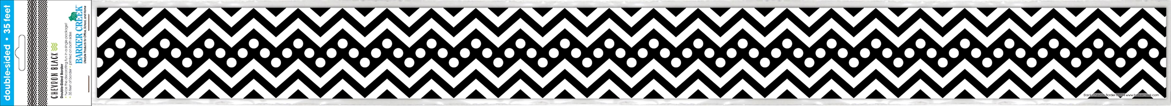 Barker Creek Double Sided Straight Edge Border Strips 3 x 35 Chevron ...