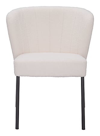 Zuo Aimee Dining Chairs Cream Set Of 2 Chairs - Office Depot