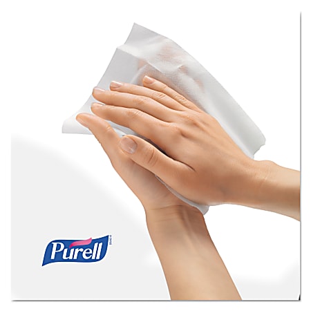 Purell Premoistened Sanitizing Hand Wipes White Case Of 1000 Packets ...