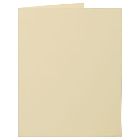 JAM Paper Blank Fold Over Cards 4 38 x 5 716 Ivory Pack Of 100 - Office ...