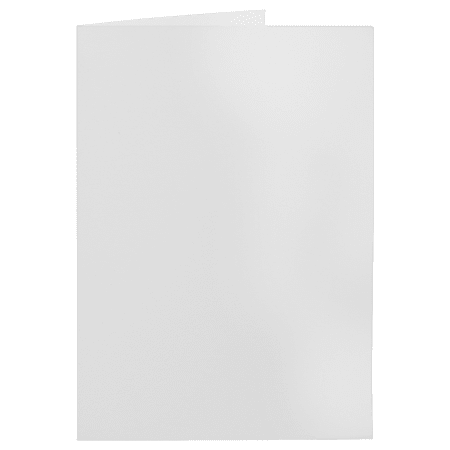 JAM Paper Note Cards Fold Over 4 58 x 6 14 White Pack Of 25 - Office Depot
