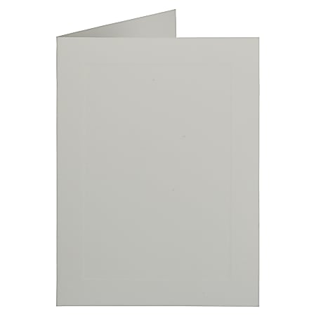 JAM Paper Note Cards Fold Over Panel Border 4 58 x 6 14 White Pack Of ...