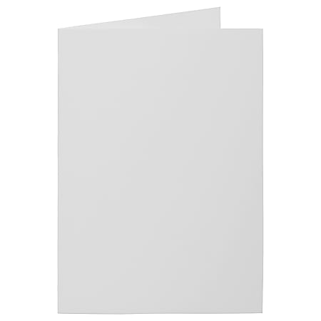 JAM Paper Fold Over Cards 5 x 6 58 White Pack Of 25 - Office Depot