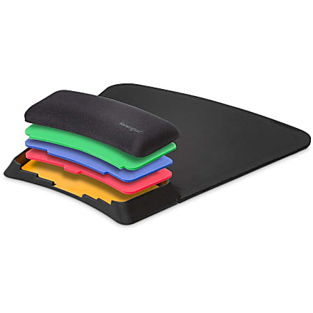 Kensington SmartFit Mouse Pad Black Gel Stain Resistant Odor Resistant ...