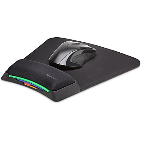 Kensington SmartFit Mouse Pad Black Gel Stain Resistant Odor Resistant ...