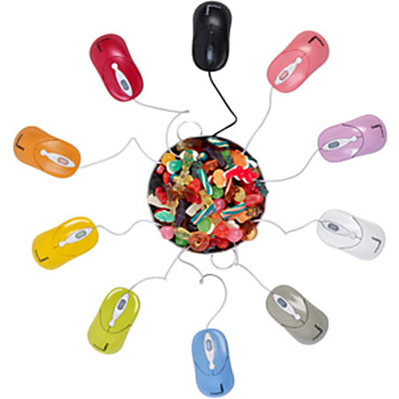 Urban Factory Crazy Mouse Optical Cable Black USB 800 dpi Scroll Wheel ...