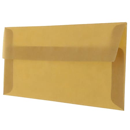 JAM Paper 10 Business Booklet Envelopes Translucent Gummed Closure ...