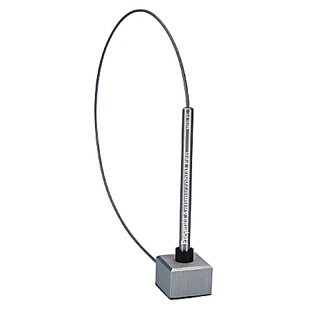 PM Upright Brushed Aluminum Counter Pen Black Aluminum Barrel 1 Each ...