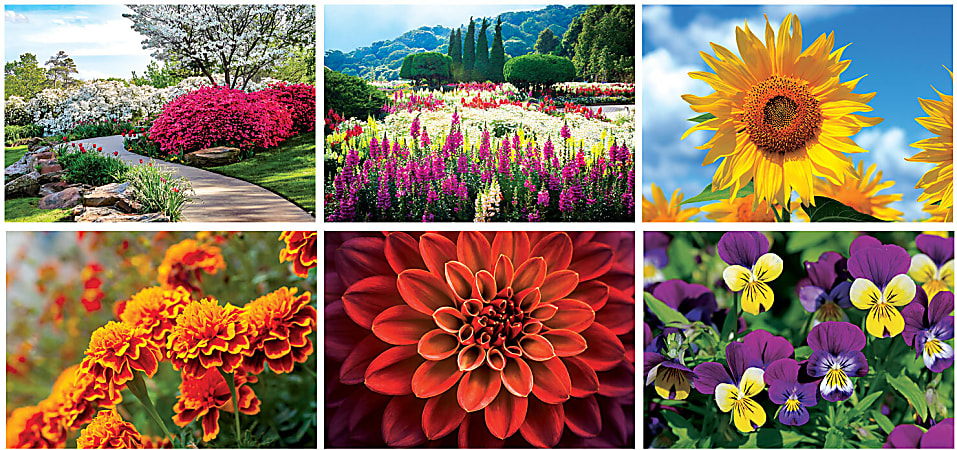 Garden Splendor Desk Calendar - Office Depot