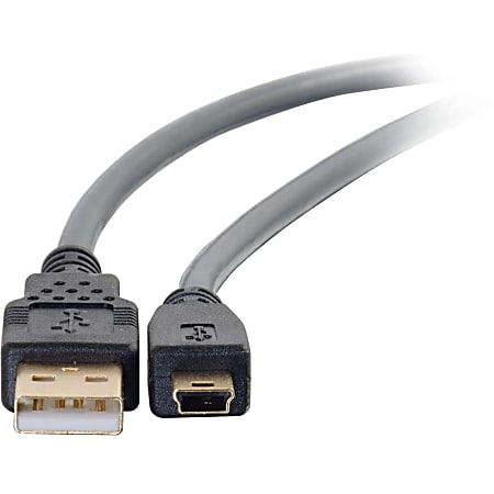 C2G Ultima Series 6.6ft USB A to USB Mini B Cable USB to Mini B Cable ...