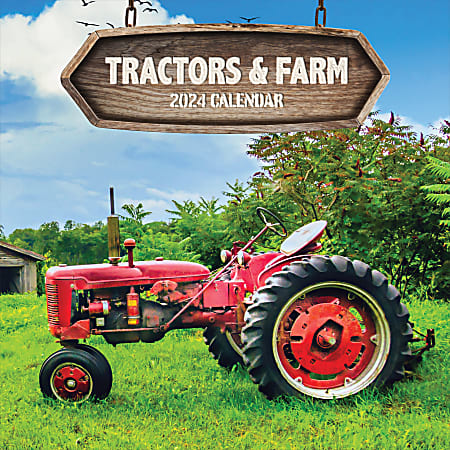 2024 TF Publishing Scenic Wall Calendar 12 x 12 Tractors Farm January ...