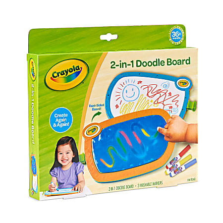 Crayola Young Kids Double Doodle Board - Office Depot