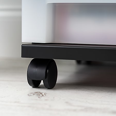 Iris Mini Chest 5 Drawers 27 Qt Black - Office Depot