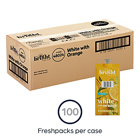 The Bright Tea Co.™ White With Orange Tea, Single-Serve Freshpacks, 0. ...