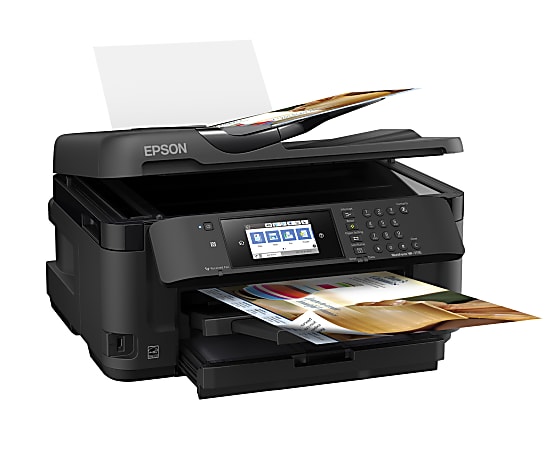 Epson WorkForce WF 7710 19 Wide Format Wireless Inkjet All In One Color ...