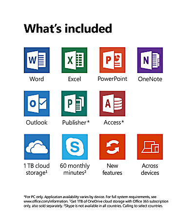 Office 365 Home 1 Year Subscription For 5 PCs And For Mac Devices ...