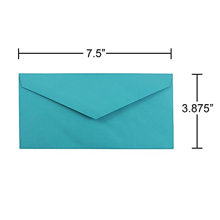 JAM Paper Booklet Envelopes 7 34 Monarch Gummed Seal 30percent Recycled ...
