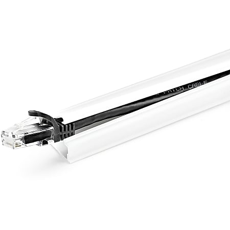 StarTech.com Cable Management Raceway wAdhesive Tape 78in Network Cable ...