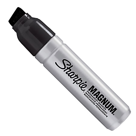 Sharpie Magnum Permanent Marker Black Carded Packaging - Office Depot