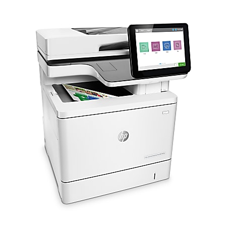 HP LaserJet Enterprise Flow M578c All In One Color Printer - Office Depot