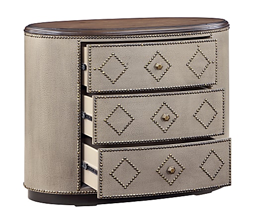 Coast To Coast Chelsea Wooden Chest With 3 Drawers 30 12 H x 38 W x 19 ...