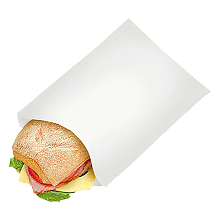 Bagcraft PB25 Grease Resistant Sandwich Bags 8 x 6 12 White Carton Of ...