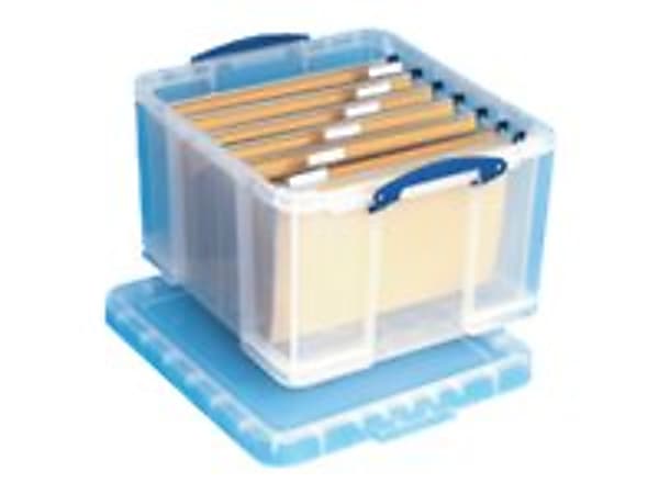 Really Useful Box Plastic Storage Container 42 Liters 12 x 14 x 20 ...
