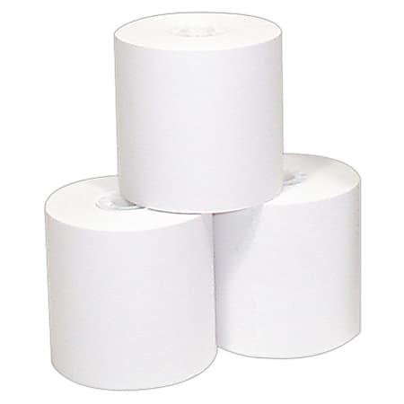 Single Ply Thermal Paper Rolls 3 18 x 230 White Pack Of 50 Rolls ...