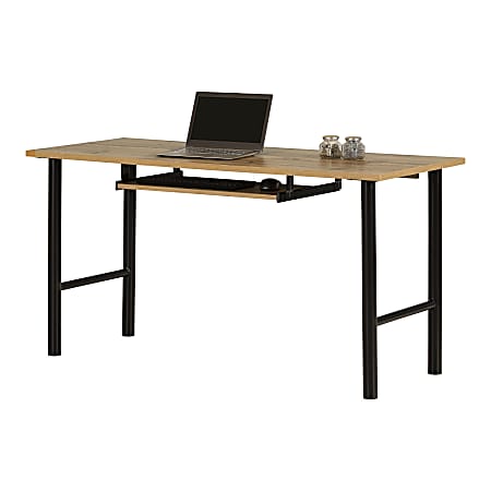 South Shore Ezra 59 12 W Rectangle Computer Desk Nordik Oak 14670 ...
