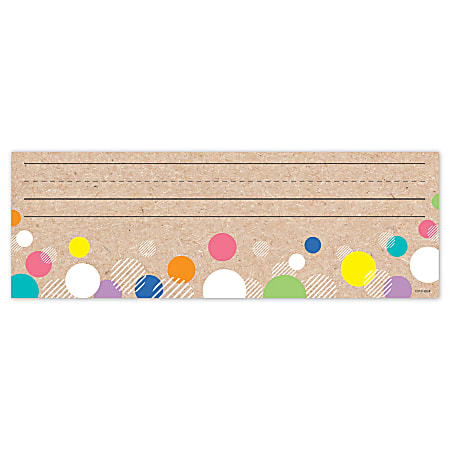 Creative Teaching Press Name Plates 9 12 x 314 Krafty Pop Colorful ...