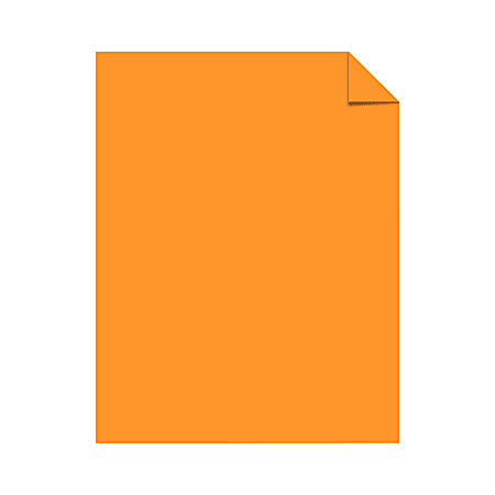 Astrobrights Color Multi Use Printer Copy Paper 1 Ream Cosmic Orange ...