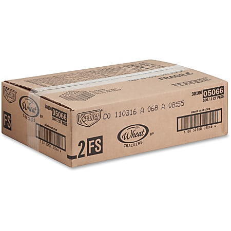 Keebler reg Wheat Crackers Wheat Packet 2 300 Carton - Office Depot