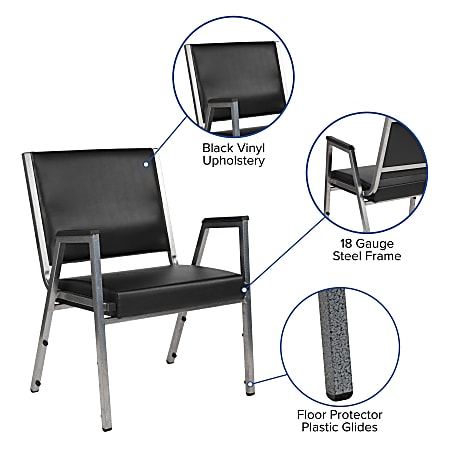Flash Furniture HERCULES Bariatric Medical Reception Arm Chair With ...