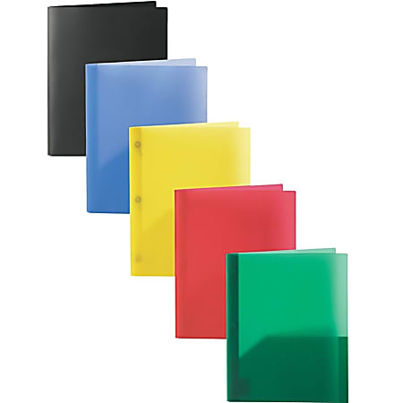 folder with prongs black